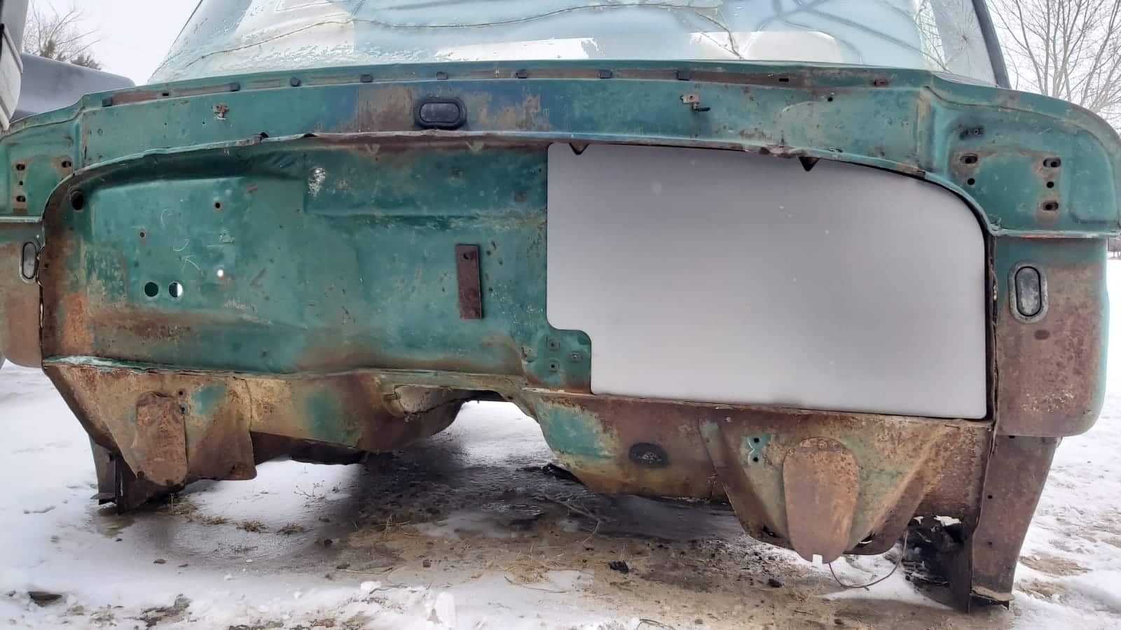 Bead Rolled Firewall - 67-72 Ford F100 Truck - LS Fabrication